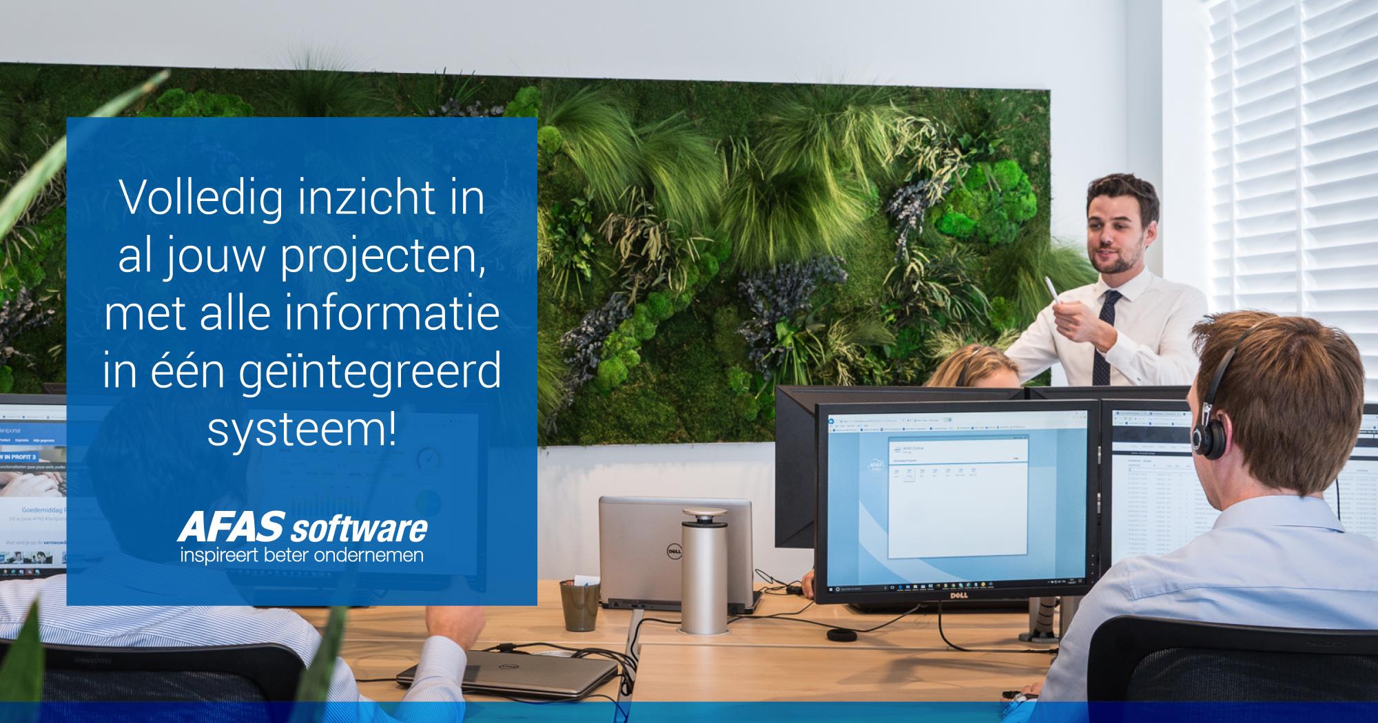 Projectadministratie met maximaal overzicht | AFAS België