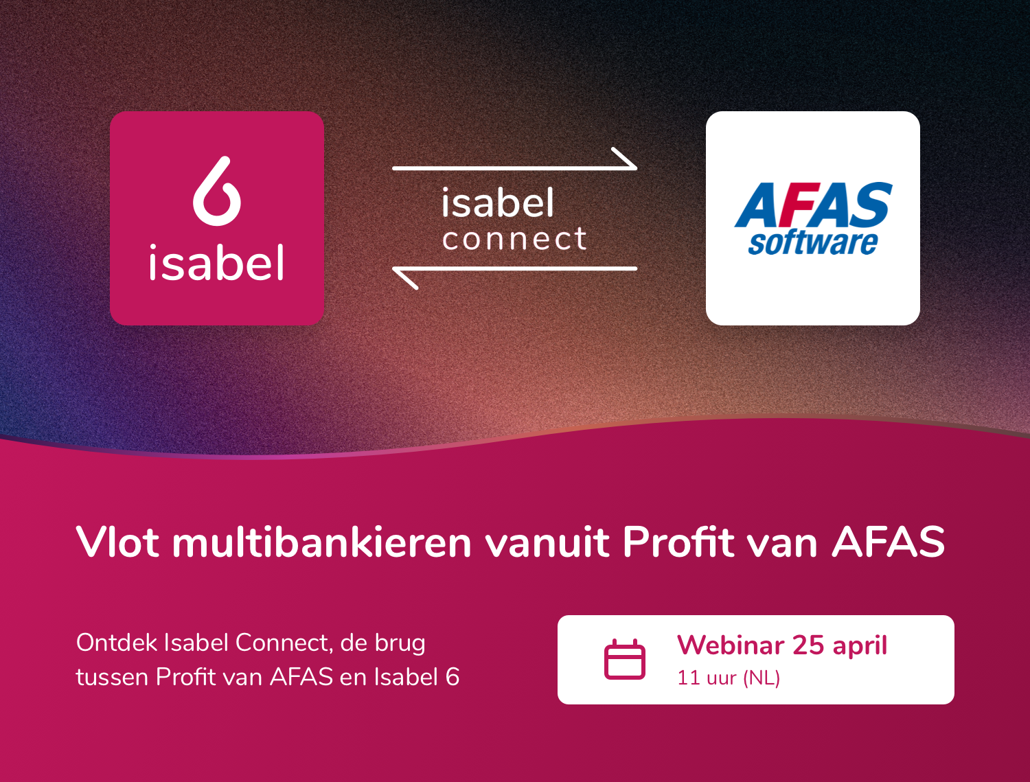 Isabel connect webinar | AFAS Software België